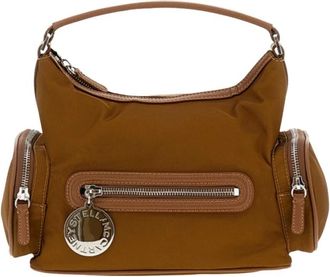 Stella McCartney Femme, Sacs, Brun, Taille: ONE Size Sac bandouli&egrave;re avec logo