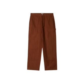 Obey Doppelknie Zimmermannshose Braun - - Trousers - Herren - Braun - W30