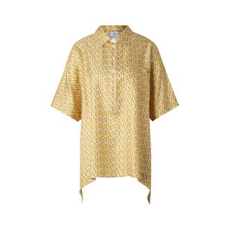 Bogner Seidenbluse Elvira f&uuml;r Damen - Gelb/Creme - 46