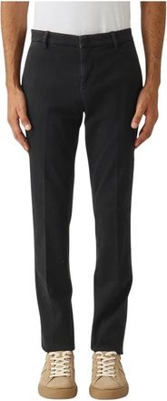 Dondup Homme, Pantalons, Noir, Taille: W33 Pantalon Slim-fit