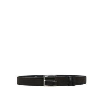 Hogan Homme, Accessoires, Noir, Taille: ONE Size Ceinture Classique en Cuir