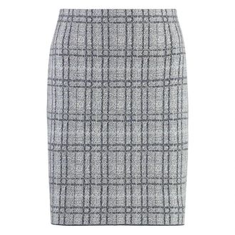 St. John Baumwoll-Wollmischrock - - Skirts - Damen - Mehrfarbig - XS