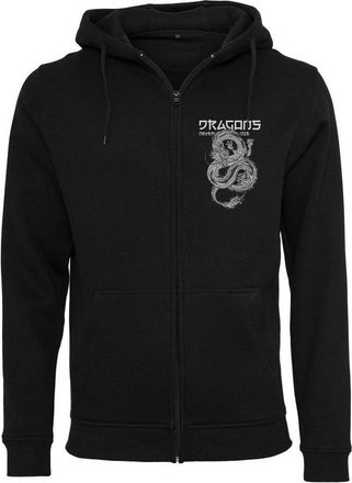Mister Tee Sweatjacke MisterTee Herren Dragons Never Die Heavy Zip Hoody