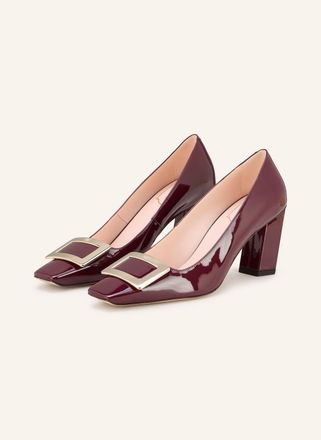 Roger Vivier Lack-Pumps Belle Vivier rot