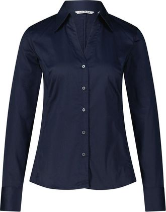 Caliban Bluse mit V-Ausschnitt