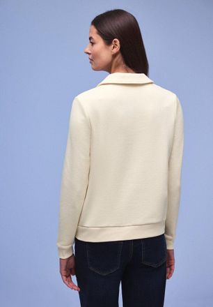 Street One Sweatshirt mit Hemdkragen