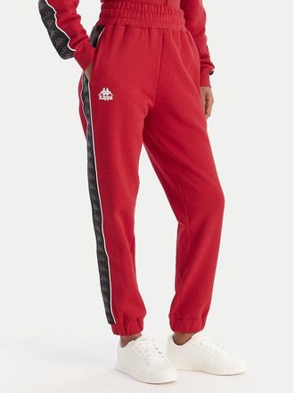 Kappa Jogginghose Banda Adina 311M8HW Rot Regular Fit