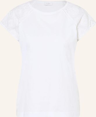 Hobb's T-Shirt Ivana Mit Spitze weiss