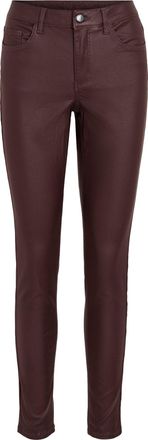 Vila Female Slim-Fit-Hose VISARAH beschichtete