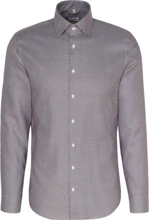 Seidensticker Herren Business Hemd, Lila, Kragenweite: 41