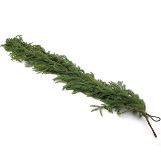 Generic Feiertagsgirlanden- - Gr&uuml;ner Mittelpunkt, K&uuml;nstlicher Fichtenkranz, Gr&uuml;ne Girlanden- | Feiertags-Mittelst&uuml;ckdekoration, Kaminsims-Tisch-Treppengel&auml;nde