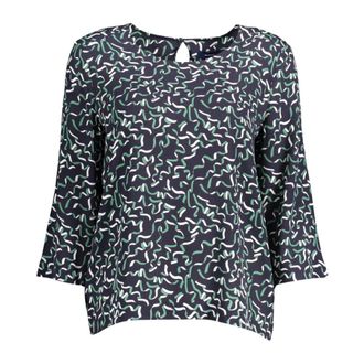 GANT Elegantes blaues Viskose-Shirt - - Blouses & Shirts - Damen - Mehrfarbig - M