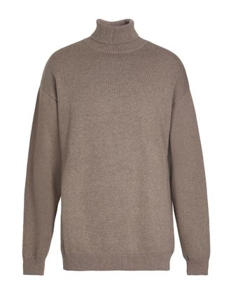 8 by YOOX ORGANIC COTTON-CACHEMERE BLEND KNITWEAR ROLL-NECK