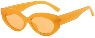 Generic Lunettes De Soleil &Agrave; Petite Monture For Femmes, For Lext&eacute;rieur, Les Vacances Et La Conduite(Yellow)