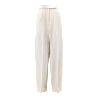 Max Mara Bundfaltenhose - - Trousers - Damen - Wei&szlig; - M