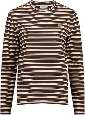 Lacoste T-shirt manches longues &agrave; rayures
