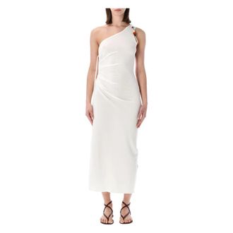 Sessun Leite Long Dress - - Dresses - Damen - Wei&szlig; - XS