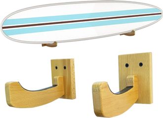 Generic Surfbrett Wandhalterung, Snowboard Lagerung Holz Organizer | Skateboardaufbewahrung Wandst&auml;nder - Indoor Outdoor Keller Bauernhof Garten Patio Strandh