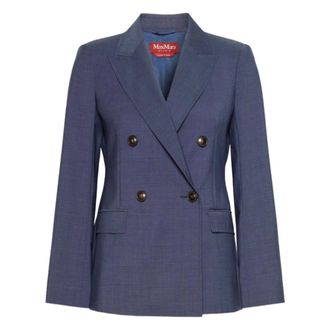 Max Mara Damen, Jacken, Blau, MGr&ouml;&szlig;e