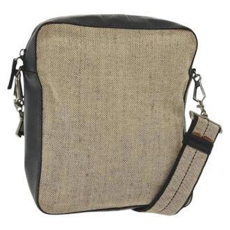 Prada Pre-owned Toile sacs-prada - Femme - Pre-owned - Beige - Taille: ONE Size