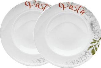 Van Well Porzellan Pastateller Set für stilvolle Tischdekorationen & langlebige Küchenlösungen