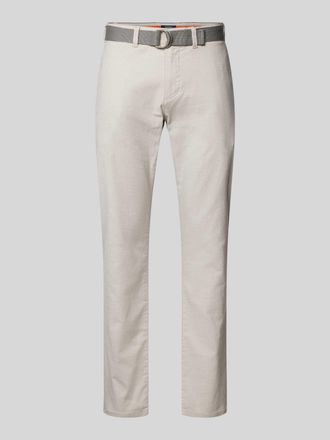 Mc Neal Slim Fit Hose mit G&uuml;rtel