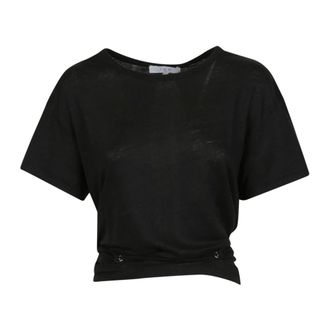 Iro Iro, Femme, Tops, Noir, Taille: 42 FR Sorenza T-Shirt
