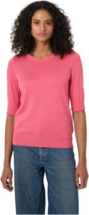 Repeat Femme, Pulls, Rose, Taille: 48 FR 1763 Tricot ras du cou