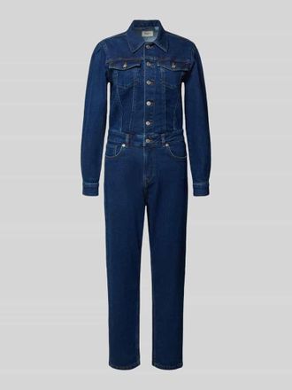 Pepe Jeans London Taillierter Jumpsuit aus Baumwoll-Mix Model VALA