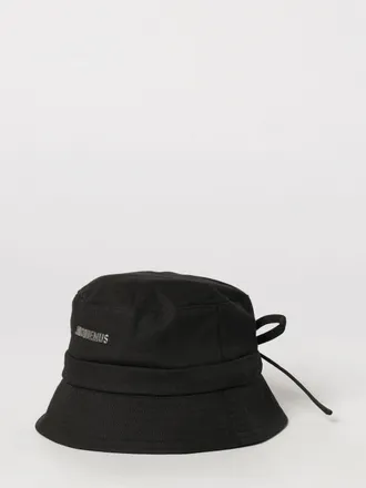 Jacquemus Bucket Hat Le Bob Gadjo aus Baumwolle mit Metall-Logo