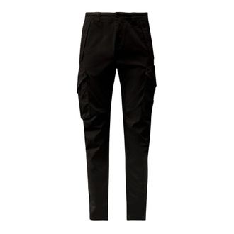 C.P. Company Stretch Sateen Cargo Pants - - Trousers - Herren - Schwarzk - XL