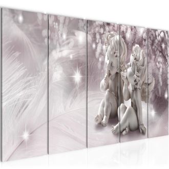Runa Art Bild Engel Wandbilder auf Vlies Leinwand 5 Teilig Wanddekoration Wohnzimmer Schlafzimmer 025056b
