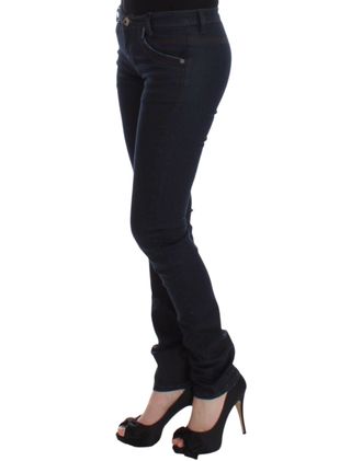 Ermanno Scervino Womens Blue Slim Jeans Denim Pants Skinny Leg Stretch Cotton