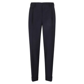 L.B.M. 1911 Blaue Lana Bistretch Tapered Hose - - Trousers - Herren - Blau - 2XL