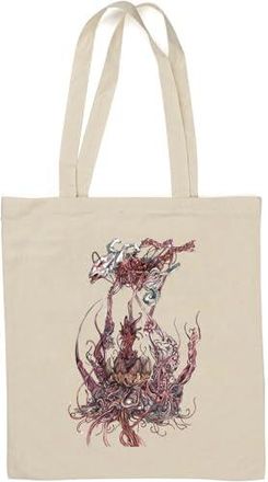 Generic TV 96 Sac fourre-tout en coton naturel Blanc