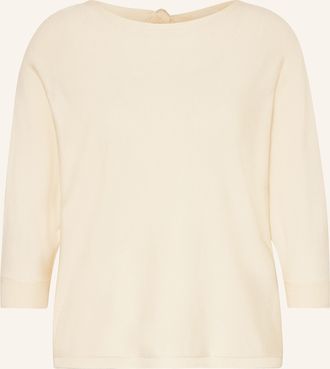 Comma Comma Pullover Mit 3/4-Arm weiss