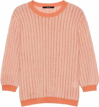 someday Rundhals-Strickpullover - - Knitwear - Damen - Orange - L