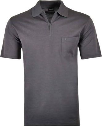 Ragman Ragman Polo &agrave; fermeture &Eacute;clair pour homme, anthracite, M