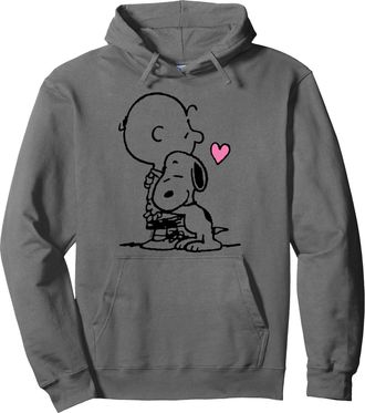 Peanuts Snoopy Charlie Hug Pullover Hoodie