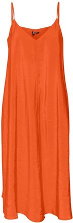 Vero Moda VERO Moda Damen Vmqueeny Calf Singlet Drees WVN Ga Kleid, Scarlet Ibis, S EU