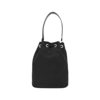 Prada Sac bandouli&egrave;re Pre-owned Tessuto Ricamo - Femme - Pre-owned - Noir - Taille: ONE Size