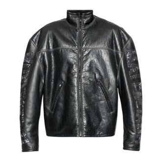 Balenciaga Leather Jackets - - Jackets - Herren - Schwarzk - M