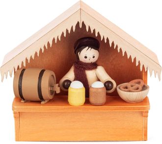 Dregeno Seiffen eG Weihnachtsmarktbude Bierverkauf