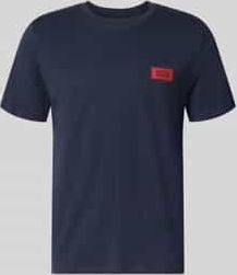 Jack & Jones Regular Fit T-Shirt aus reiner Baumwolle mit Label-Detail