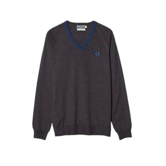 Fred Perry Herren, Strickwaren, Grau, 2XSGr&ouml;&szlig;e