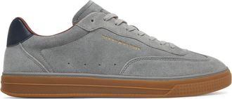 Tommy Hilfiger Sneakers Tommy Hilfiger Th Lo Lux Suede Sneaker FM0FM05997 Grau