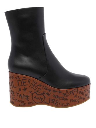 Chlo&eacute; Bottines - Noir
