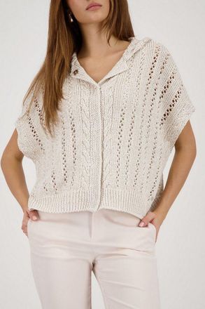 Monari Strickpullover Strickjacke - Regular Fit