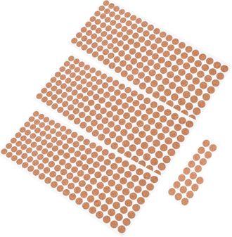 DOITOOL 500 St&uuml;ck Selbstklebende Korkpads rutschfeste Hitzeisolierende Korkscheiben Ger&auml;uschd&auml;mpfende M&ouml;belschoner f&uuml;r K&uuml;che Tisch Schr&auml;nke und Heimgebrauch