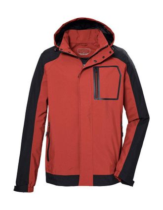 Killtec Outdoorjacke KOS 54 MN JCKT Wasser- und winddichte Funktionsjacke, atmungsaktiv, abnehmbare Kapuze